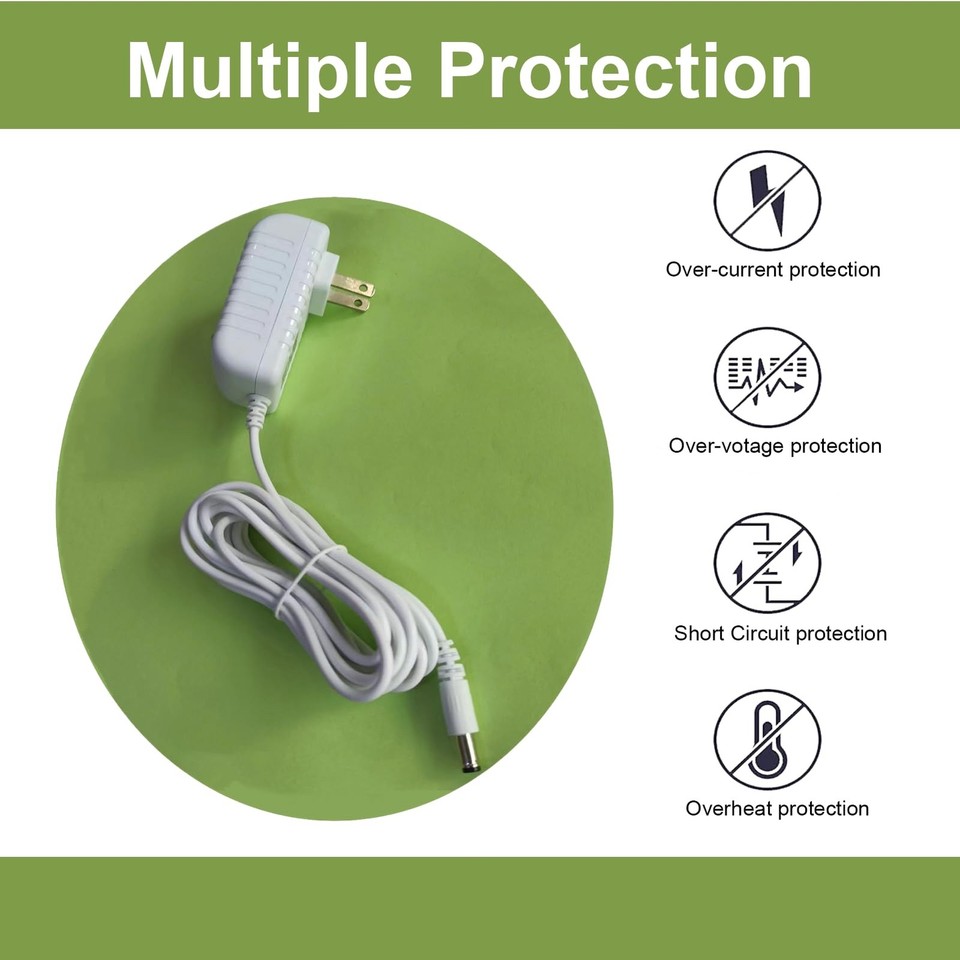 Charger Compatible with Fisher Price, Ingenuity Swing, 6V AC Adapter ...
