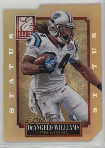 2013 Panini Elite Status Gold Die-Cut /49 DeAngelo Williams #17 | eBay