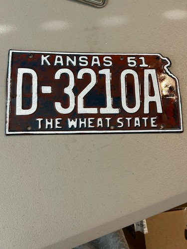 1951 Kansas Dealer License Plate | eBay