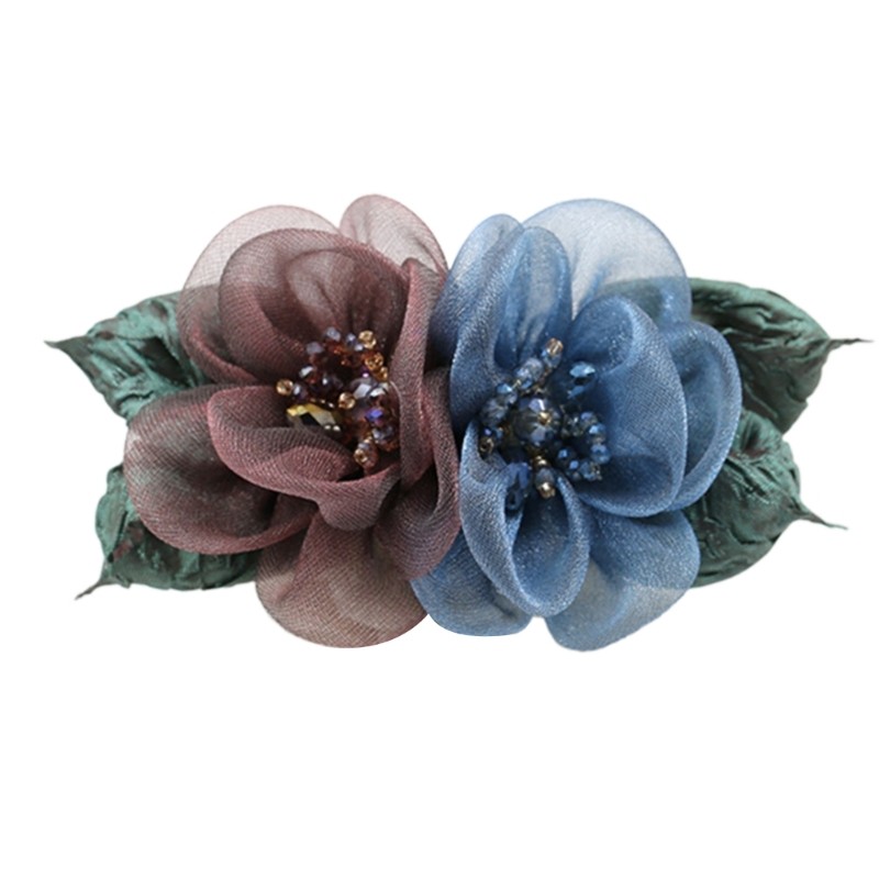 Tulle Flower Hair Clip Organza Hair Clip for Female Teens Girls Hair ...