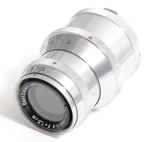 Zeiss Jena Sonnar 4/7,5cm lens for movie camera | eBay.de