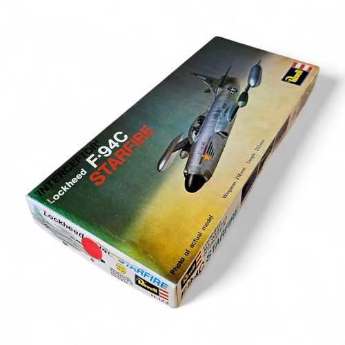1974 Revell Lockheed F-94C Starfire Interceptor 1/56 Scale Kit #H-123 ...