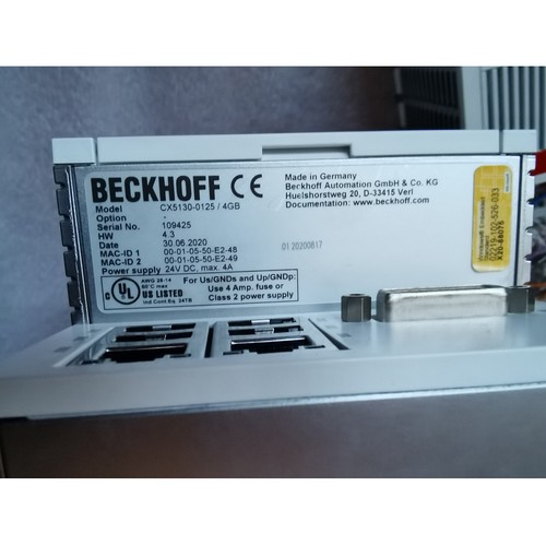 Used For BECKHOFF Controller module CX5130-0125 | eBay