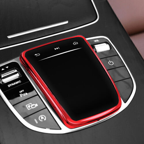 For Mercedes~Benz GLC 2020~2022 ABS Red Central Console Mouse Cover ...