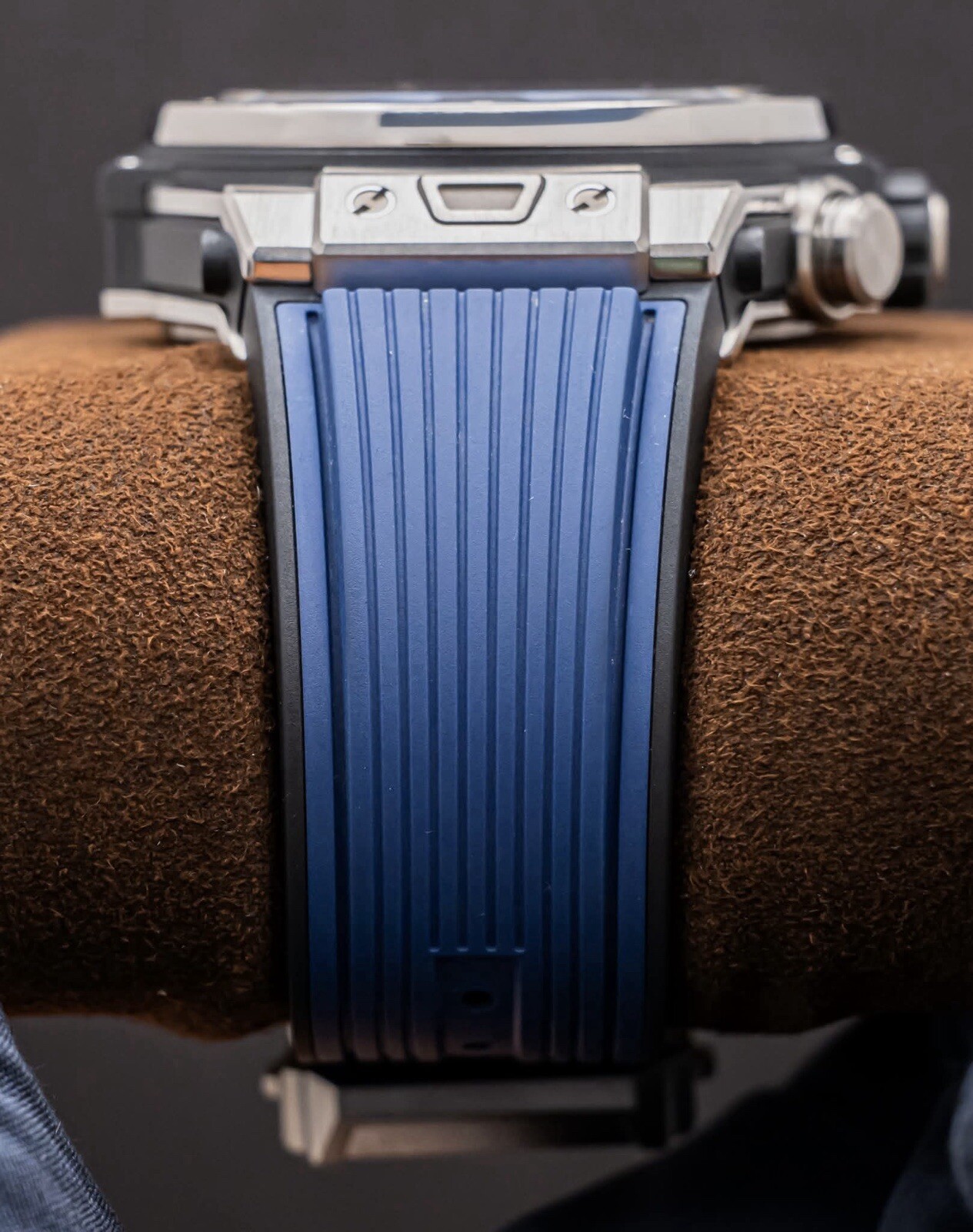 Hublot Big Bang Unico Titanium Blue 45 mm $21K MSRP Box Papers 411.NX ...