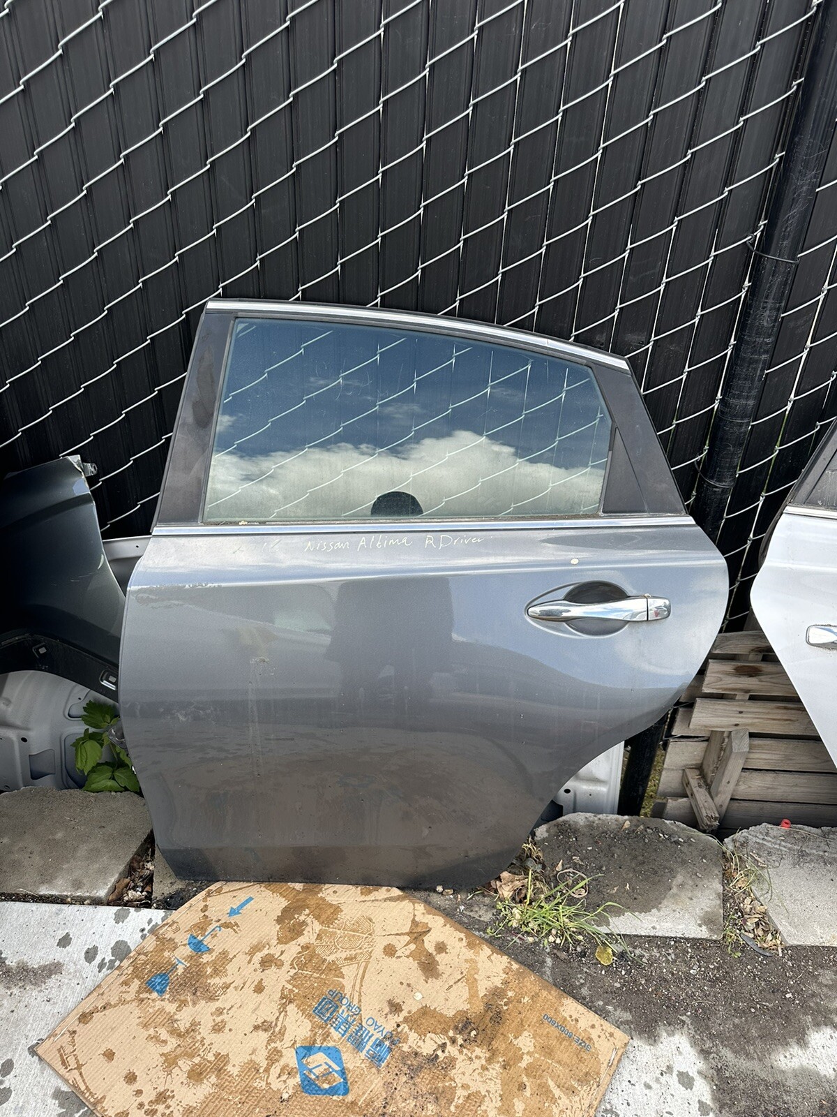 2013-2018 Gray Nissan Altima Sedan Rear Door Assembly Driver LH OEM ...