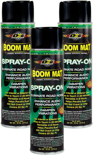DEI 3 Pack Sound Deadening Boom Mat Spray on Enhance Audio Eliminate ...