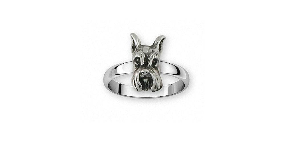 Schnauzer Ring Jewelry Sterling Silver Handmade Schnauzer Ring SN23H-R ...