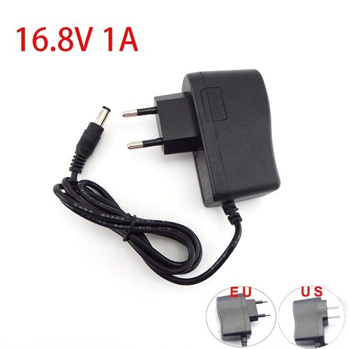 AC/DC 16.8V 1A 1000MA Power Supply Adapter Charger for 18650 Lithium ...