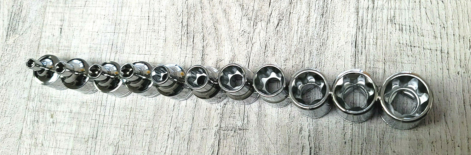 Blue-Point ® 3/8" Drive External Inverted TORX® Socket Set E4 E5 E6 E7 ...