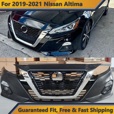 For 2019 2020 2021 Nissan Altima Front Bumper Complete Assembly PICK UP ...