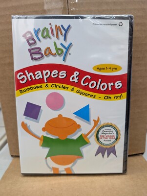 Brainy Baby - Shapes and Colors (DVD, 2003) New/SEALED READ DESCRIPTION ...