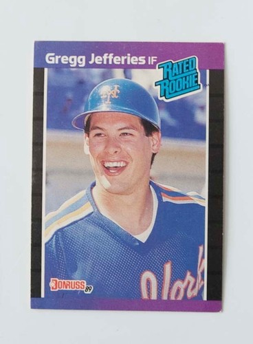Gregg Jefferies 1989 Donruss Rated Rookie #35 Mets | eBay