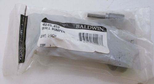 NEW - BALDWIN - WALL BUMPER DOOR STOP - 4045-452 - SOLID BRASS ...