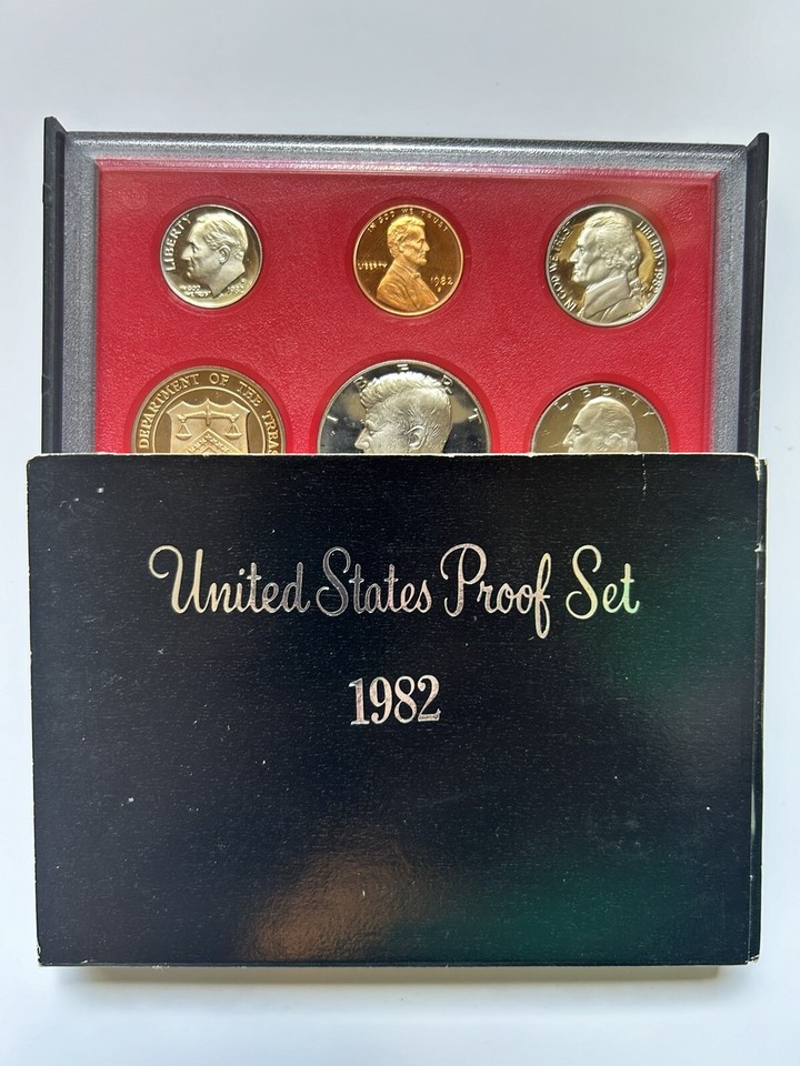 1982 Clad Proof Set U.S. Mint Original Government Packaging OGP | eBay