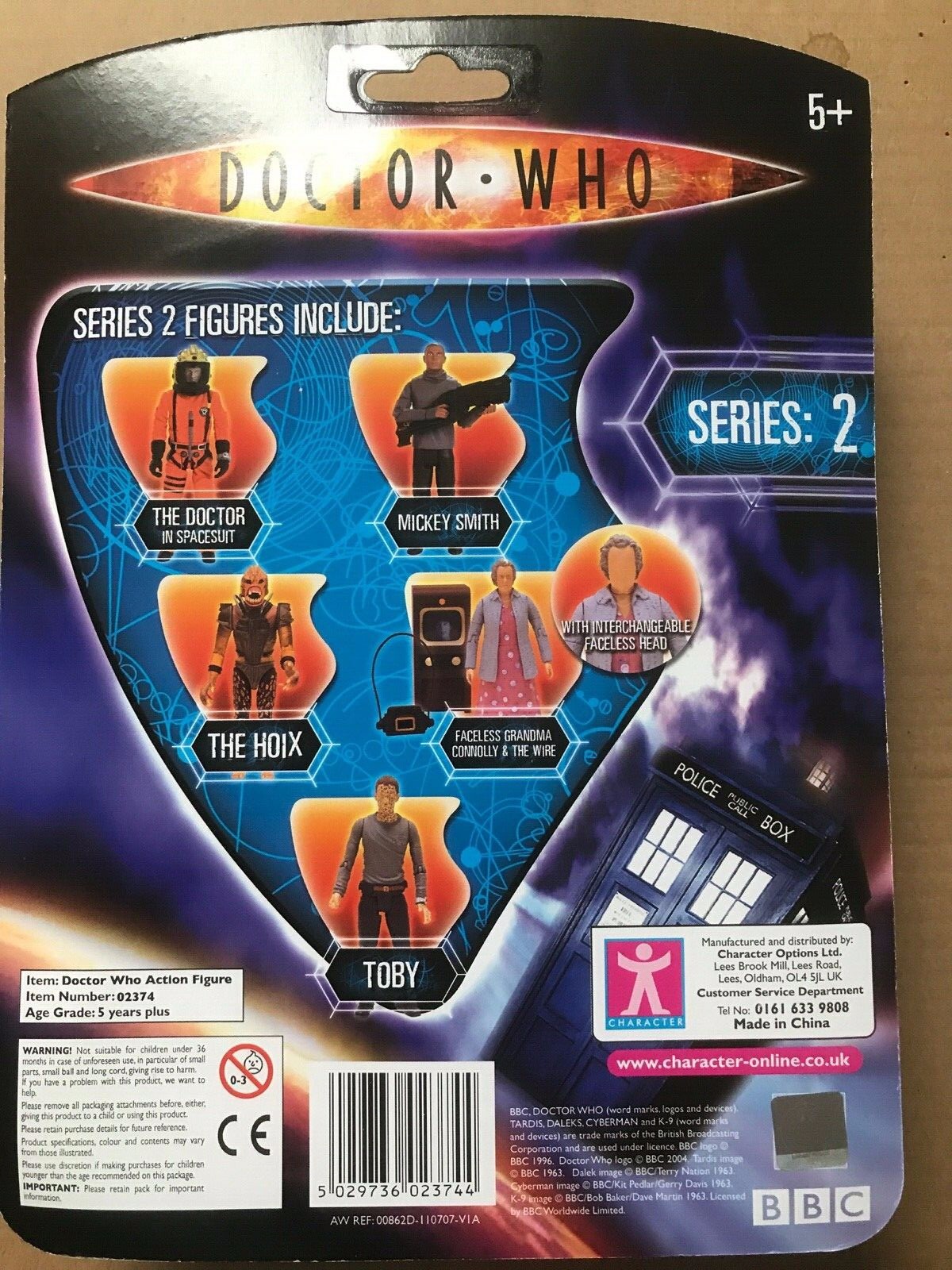 Doctor Dr Who Series 2 Possessed Toby Zed Action Figure BBC Character ...