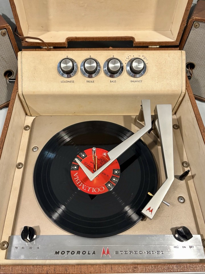 Restored Vintage Hi-Fi Tube Amp Stereophonic Motorola Record Player | eBay