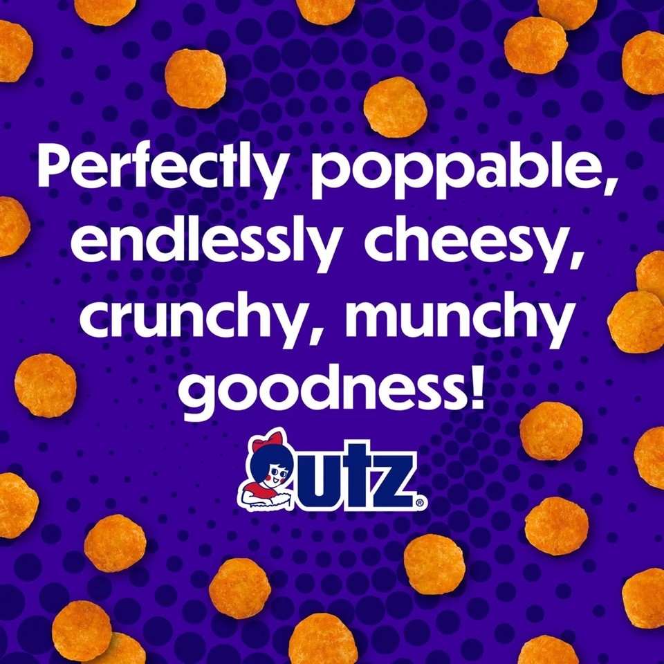 Utz Cheese Balls, 23 oz Barrel fast shipping | eBay