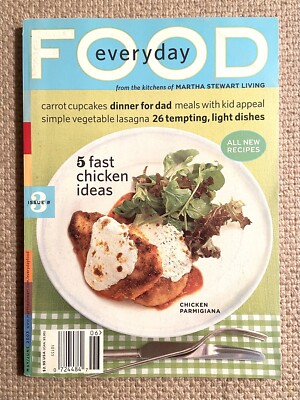 Martha Stewart EVERYDAY FOOD Magazine May/June 2003 Issue #3 Fast ...