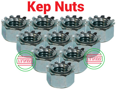 (Qty 25) #6-32 Kep Nuts/ External Tooth Star Lock Nuts Zinc | eBay