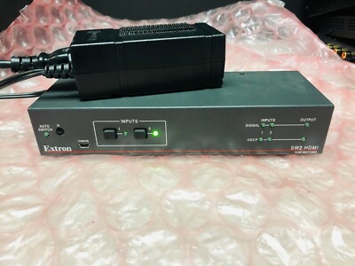 EXTRON SW2 HDMI SWITCHER WITH POWER SUPPLY AND AC CABLE | eBay