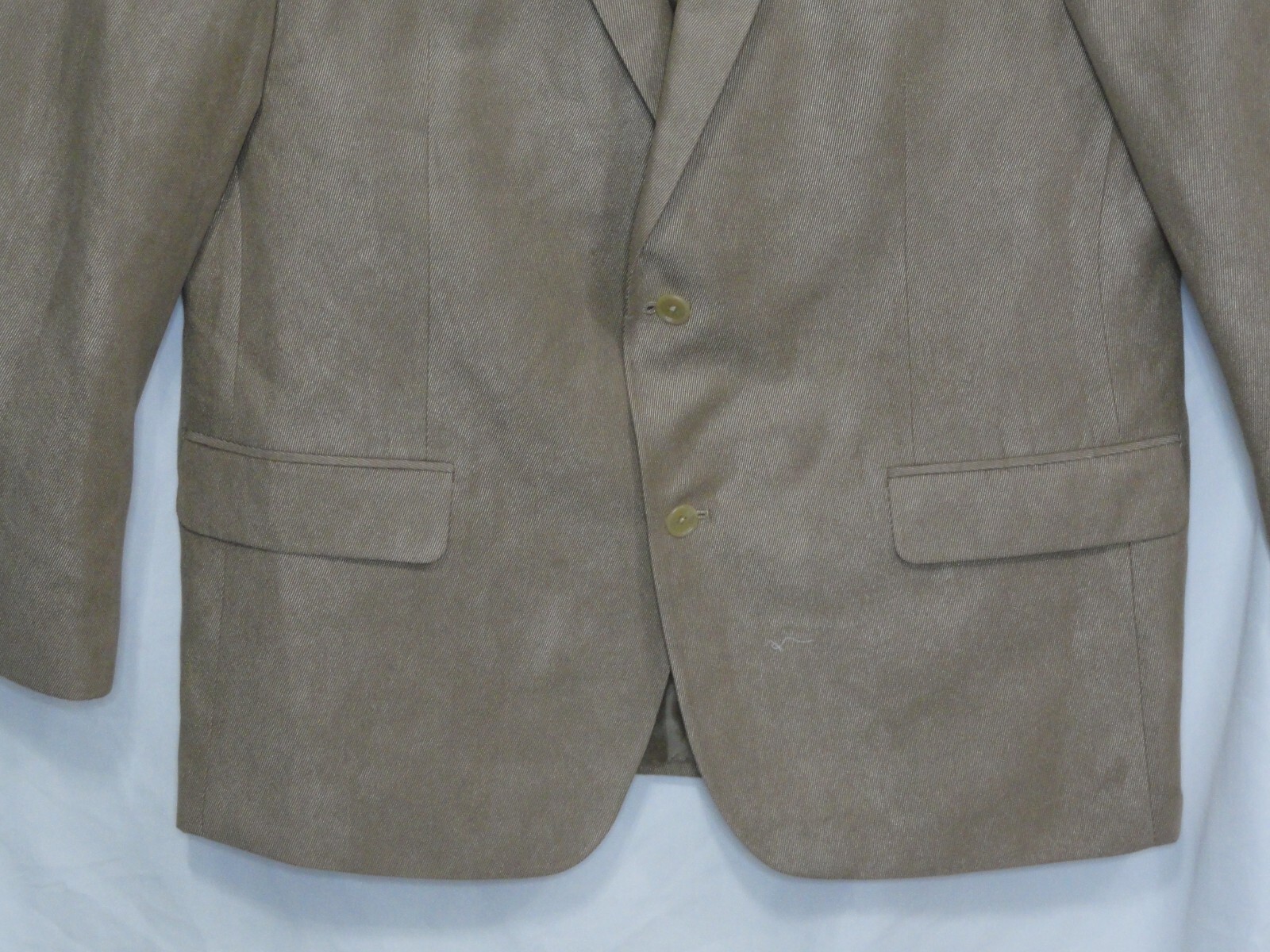 Andrew Fezza Blazer Sports Coat Jacket Dark Tan Men's Size 46R Soft ...