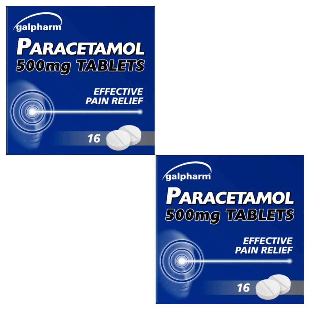 32 Paracetaml tablets for Headache, Migraine, Back Pain 500mg (Max 3 ...