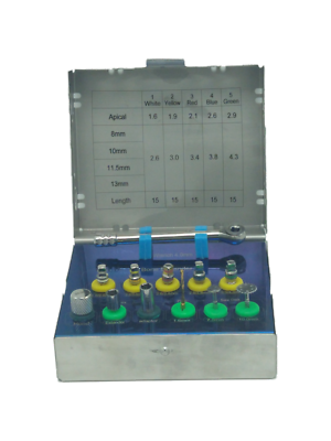 REDLAND Dental Bone Expander Drill Kit 12Pcs With Wrench & Saw Disk | eBay