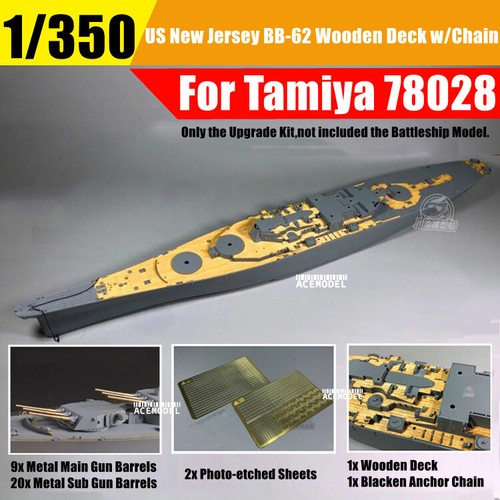 1/350 Scale USS New Jersey BB-62 Battleship Super Detail-up Set for ...