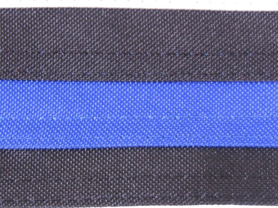 12x18 Embroidered USA Thin Blue Line 600D Nylon Sleeved Garden Flag 12 ...
