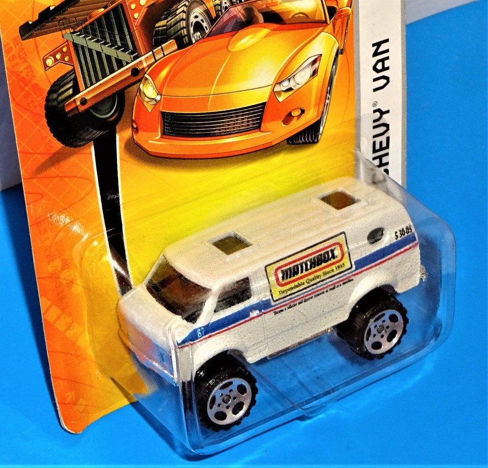 Matchbox 2006 MBX Metal #39 4x4 Chevy Van White "Matchbox Since 1953 ...