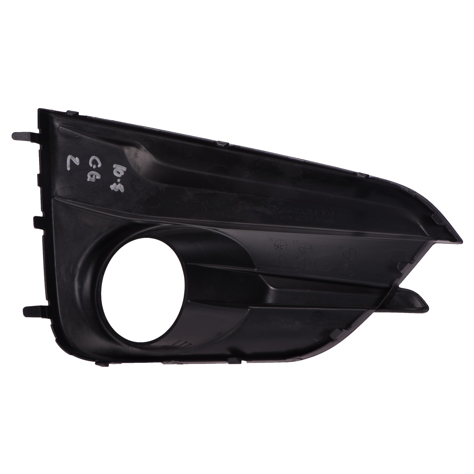 OEM 2017-2018 Subaru Impreza Front Left Bumper Fog Light Cover Bezel ...