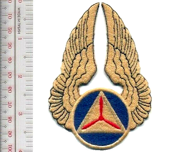 US Civil Air Patrol CAP WWII Wing US Air Force Auxiliary Patch vel NO ...