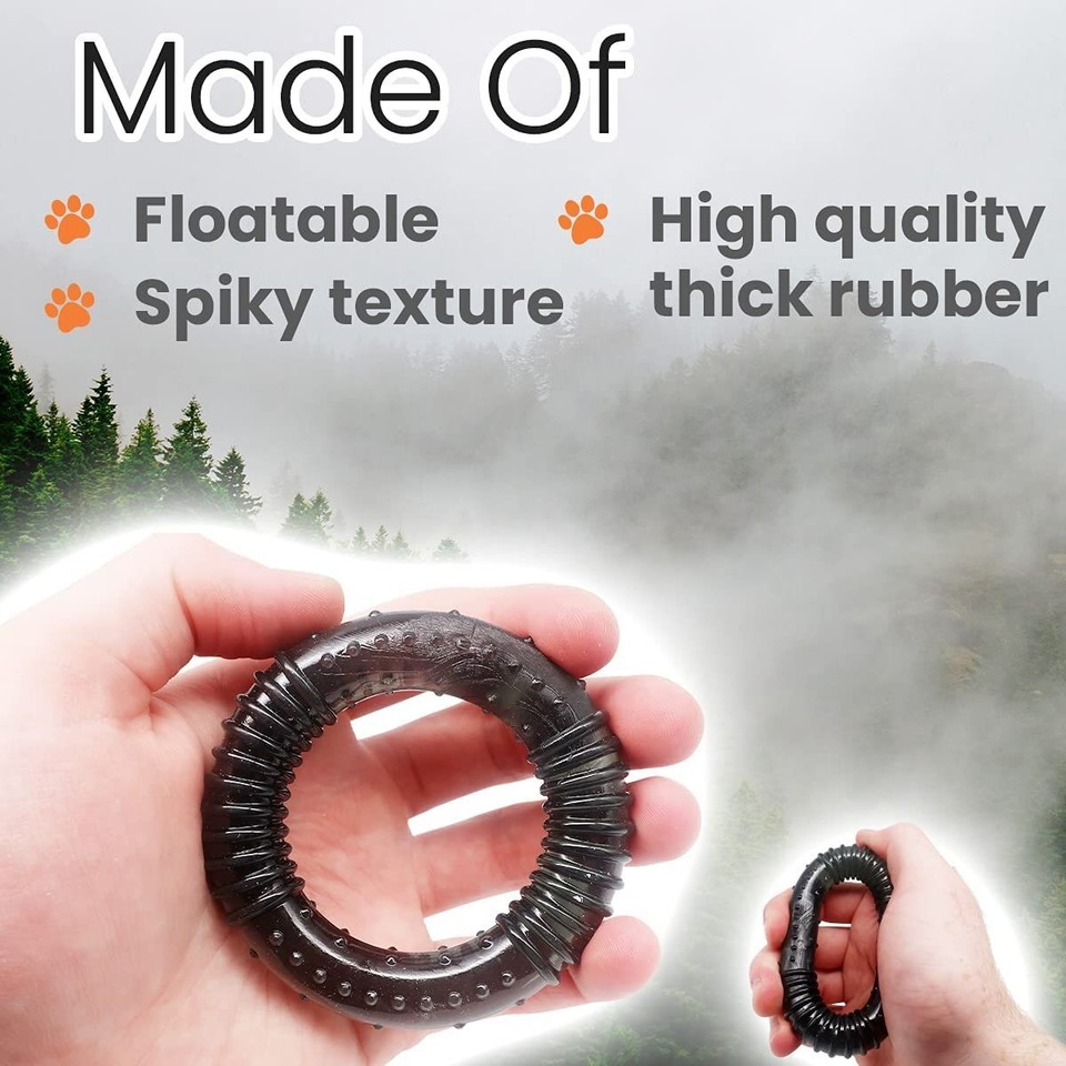 Dog Chew Toy for Aggressive Chewer Relieves Anxiety & Stress - Black ...