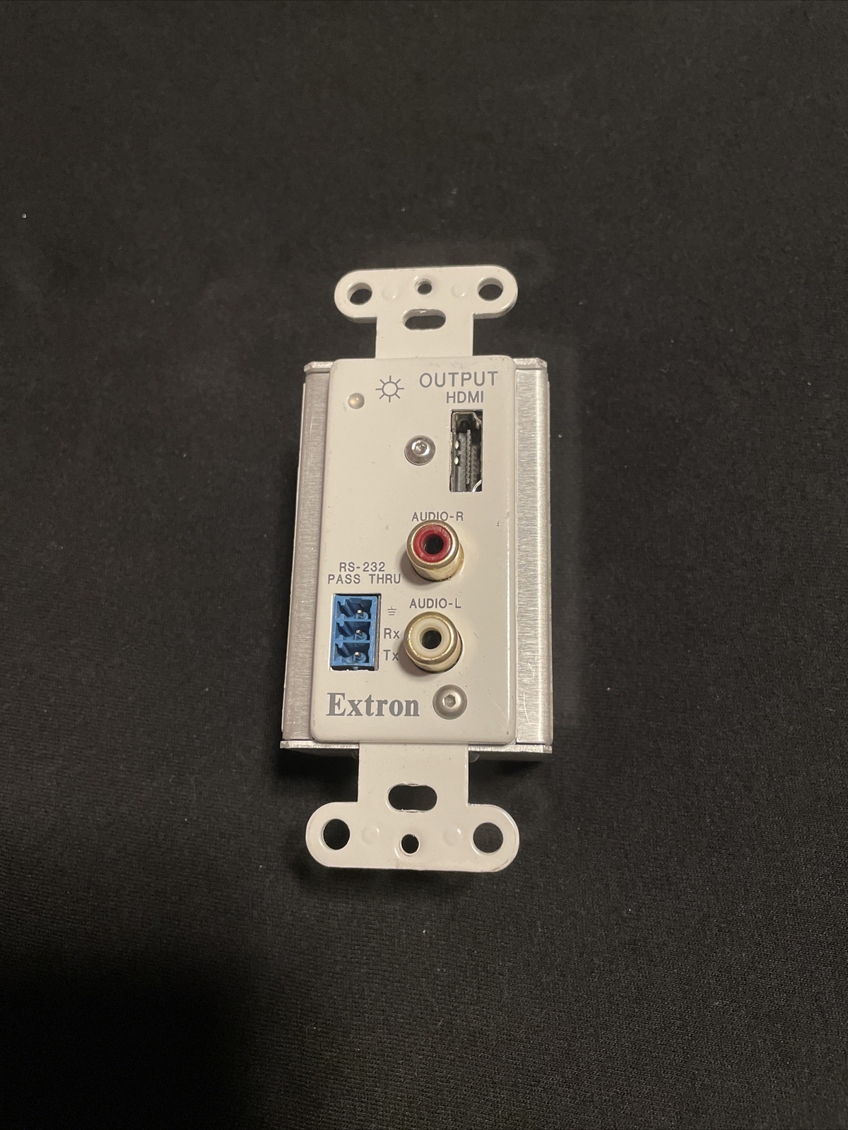 Extron DVI HDMI 201 A D Input Output RX TX White Audio Connector Wall ...