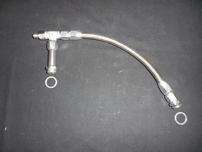 HOLLEY FUEL LINES ADJUSTABLE DP SILVER BRAIDED FUEL LINE SIZE 8 | eBay