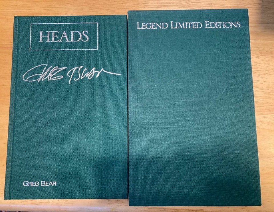Heads Greg Bear Legend Limited Edition 3 1990 Signed 1st 47/300 Fine in ...