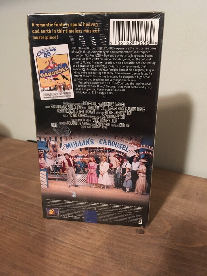 Carousel (VHS, 2002) Brand New Sealed 86162106569| eBay