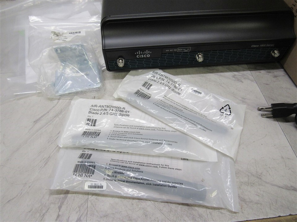 New Open Box CISCO 1941W-N/K9 GIGABIT SECURITY Wireless ROUTER! | eBay