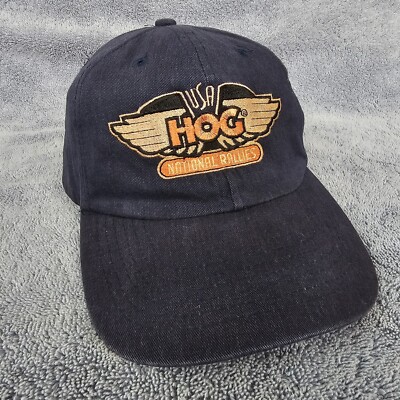 Vintage HOGs Hat Harley Davidson Owners Group Baseball Cap Hook Loop ...