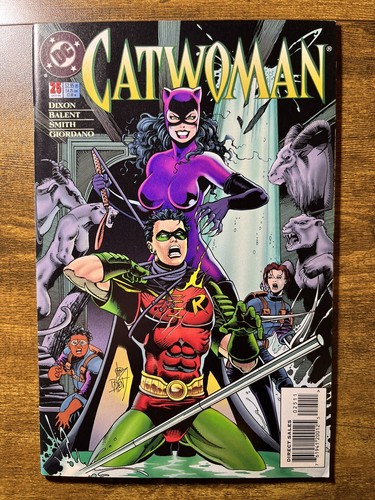 CATWOMAN 25 DIRECT EDITION GORGEOUS JIM BALENT COVER DC COMICS 1995 | eBay