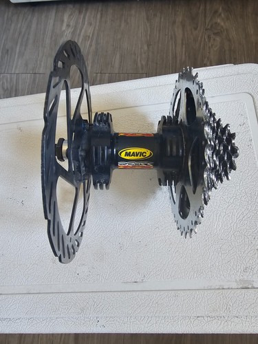 Mavic Cross Ride Bike Rear Hub Disc Brake 9speed Quick Release 135mm ...