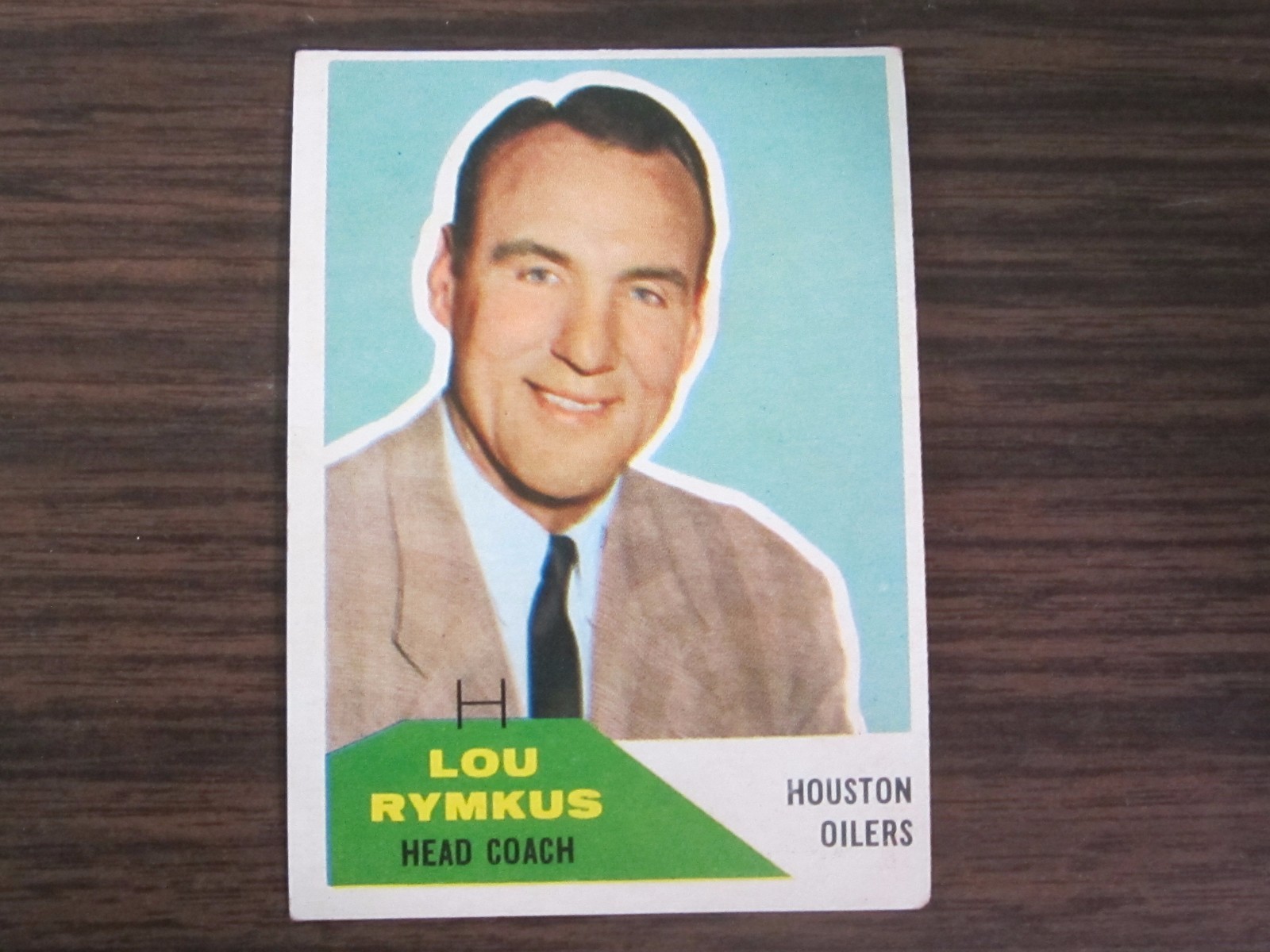 1960 Fleer # 80 Lou Rymkus Card B9 Houston Oilers / Notre Dame | eBay