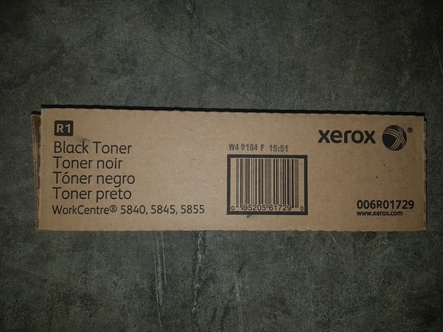 R1 Genuine Xerox 006R01729 Black Toner WC 5840/5845 Ships for sale ...