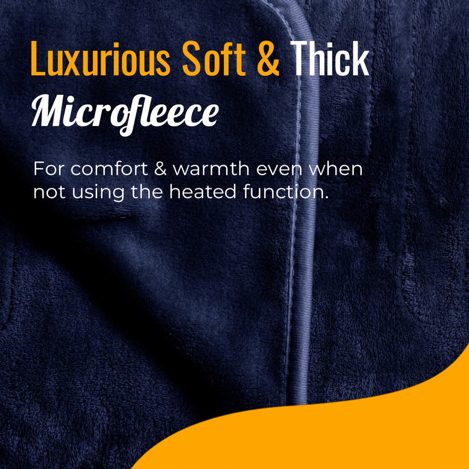 CozyMate Heated Throw - Luxurious Electric Blanket - Extra Large Heated ...