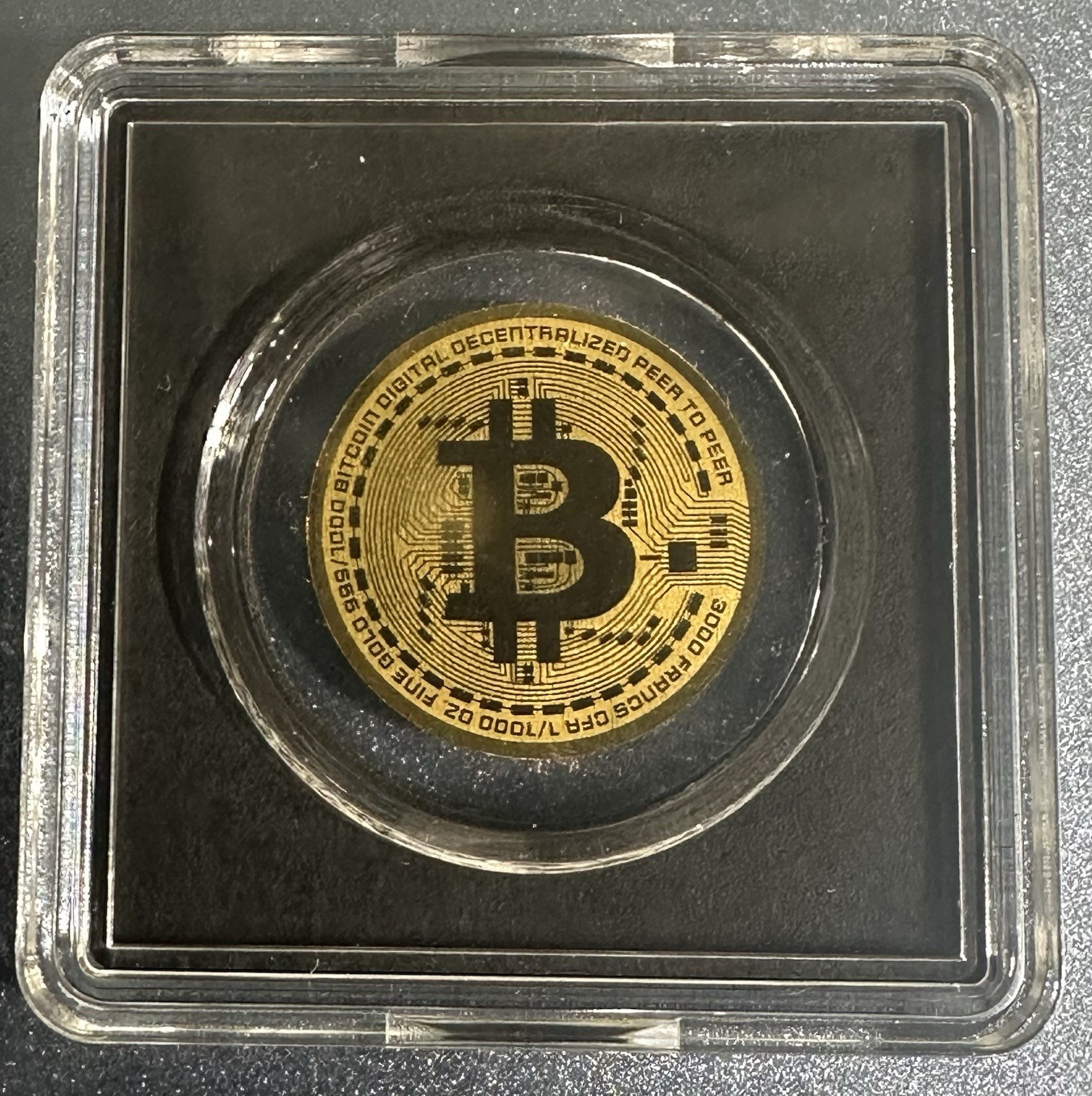 Chad Bitcoin Design 1/1000th Oz Gold Coin - In Box With COA BTC | eBay