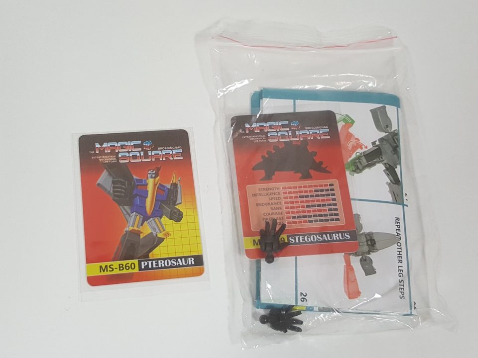 Magic Square - Dinobot Set (MS-B56 - B60) Grimlock, Slag, Sludge, Snarl ...