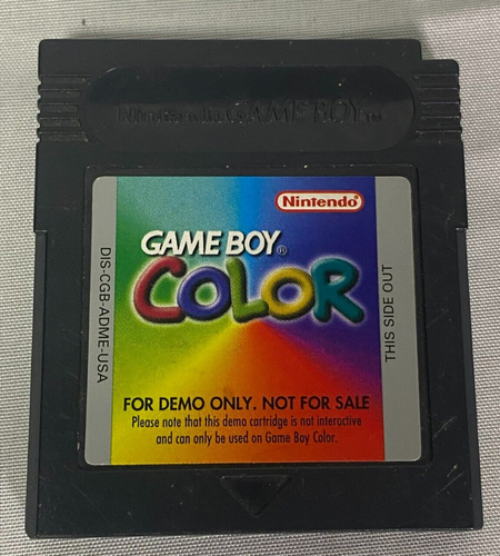 Nintendo Game Boy Color For Demo Only Not For Sale Cartridge | eBay
