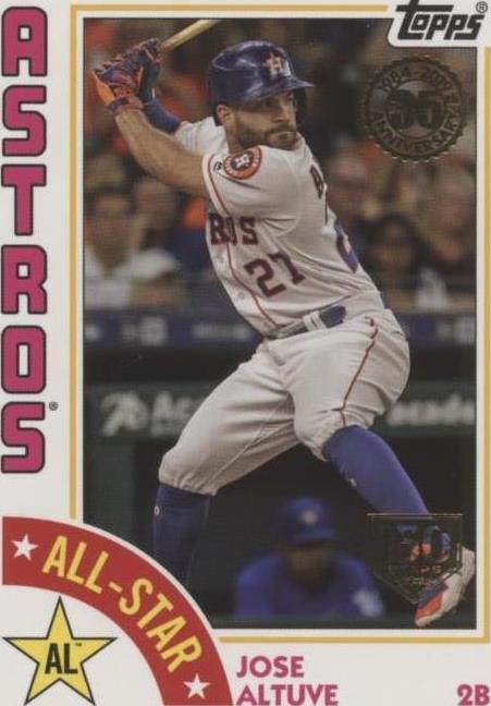2019 Topps - 1984 Topps Baseball All-Stars Jose Altuve #84AS-JA 150th ...