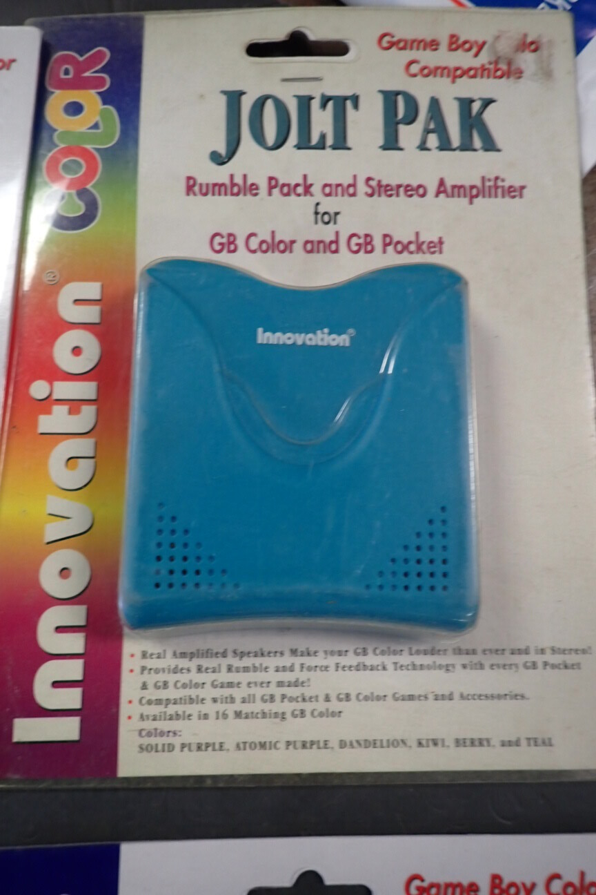 Nintendo Gameboy Color Pocket Rumble Pak Stereo Amplifier Speaker Light ...